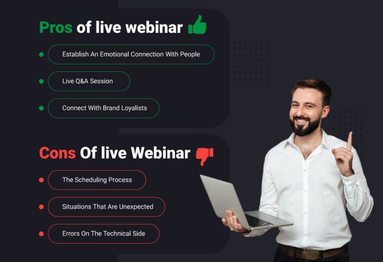 Pros and Cons of Live and Pre-Recorded Webinar - Dreamcast
