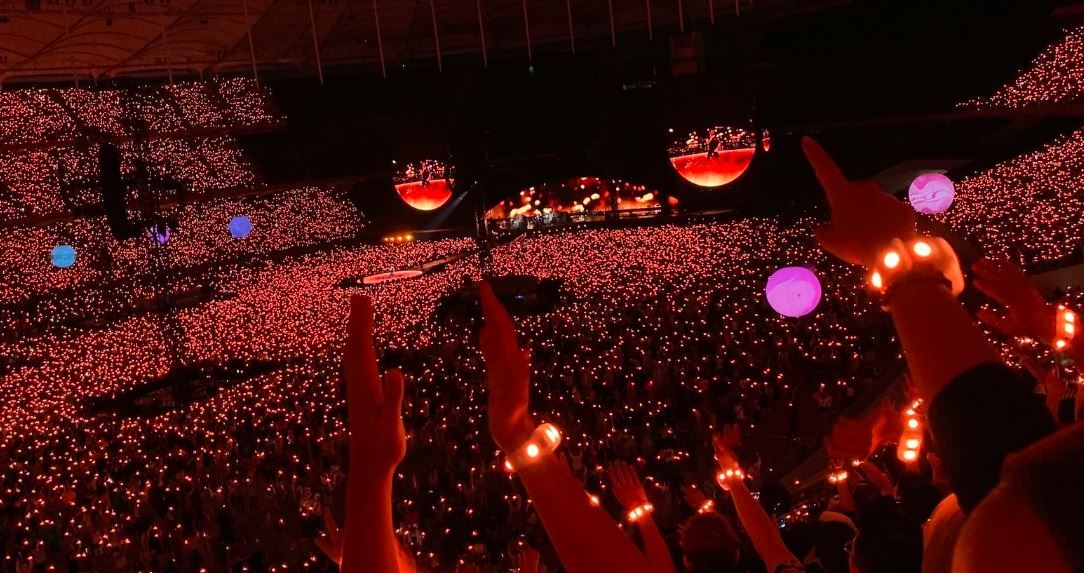 Coldplay's Concerts Shine with Light Wristbands